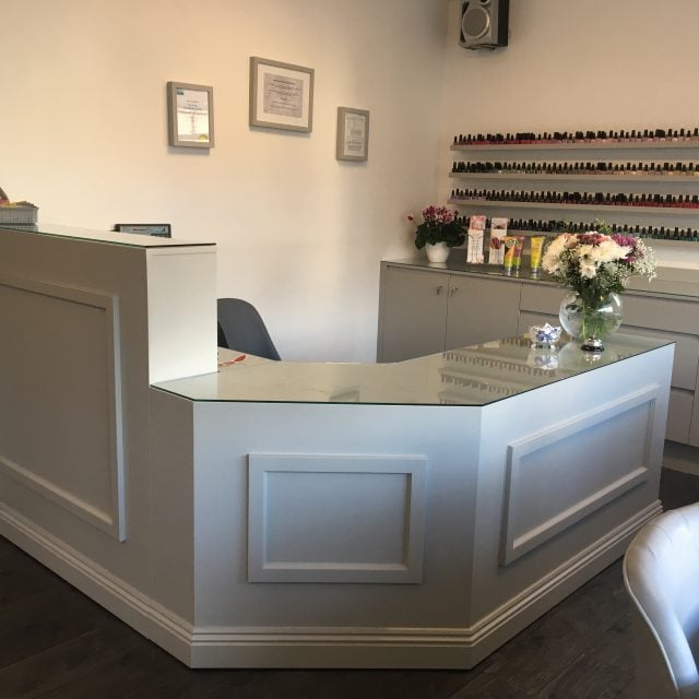 Shabby Chic Reception Desk - Bespoke MDF